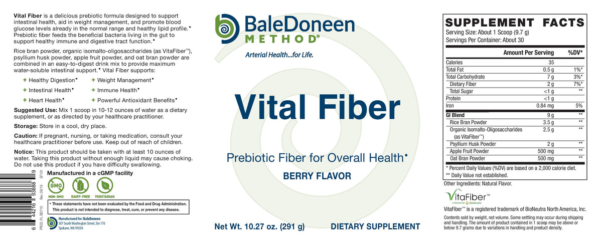 Vital Fiber (30 Servings) – baledoneen